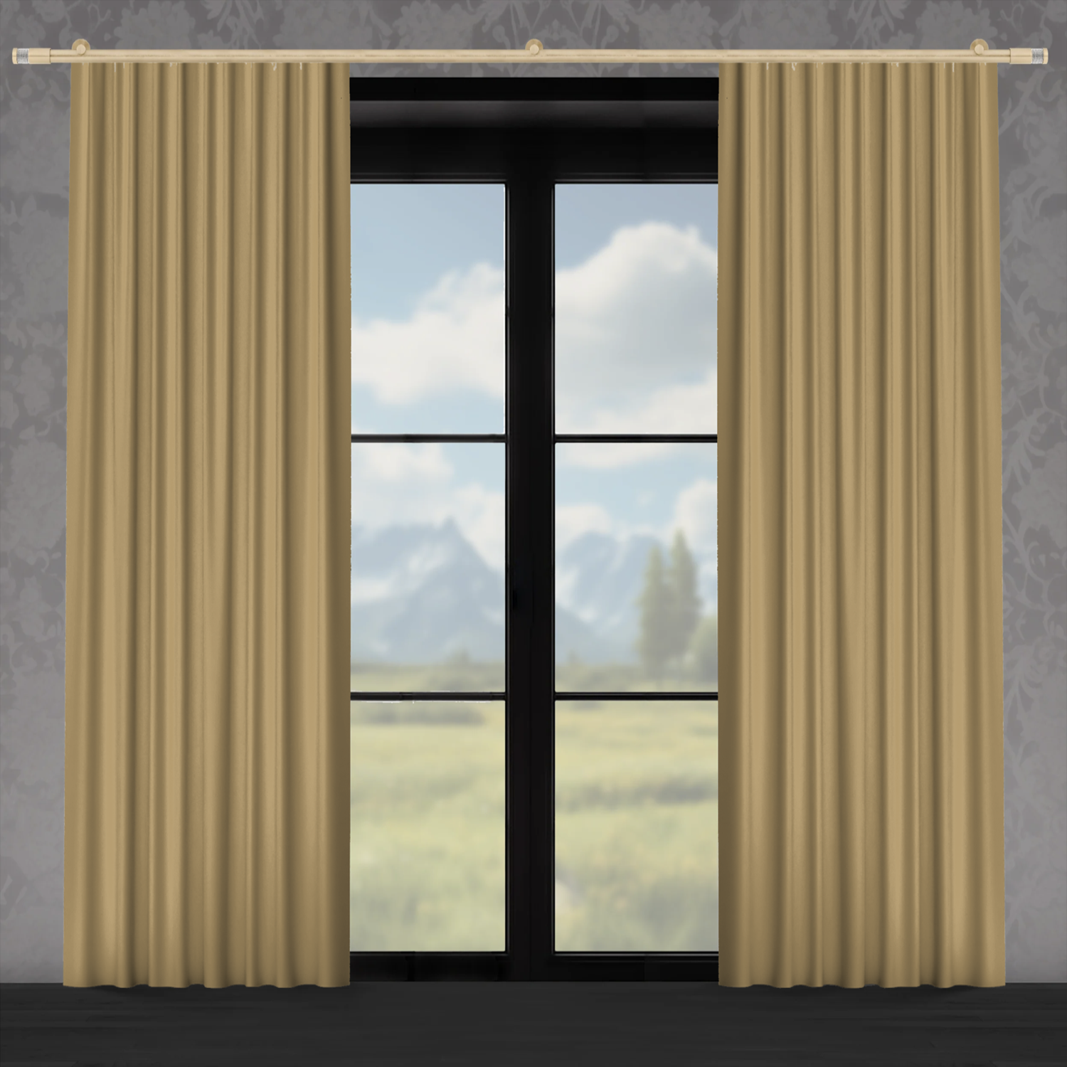 Hopsack Wool Curtains – CityShade